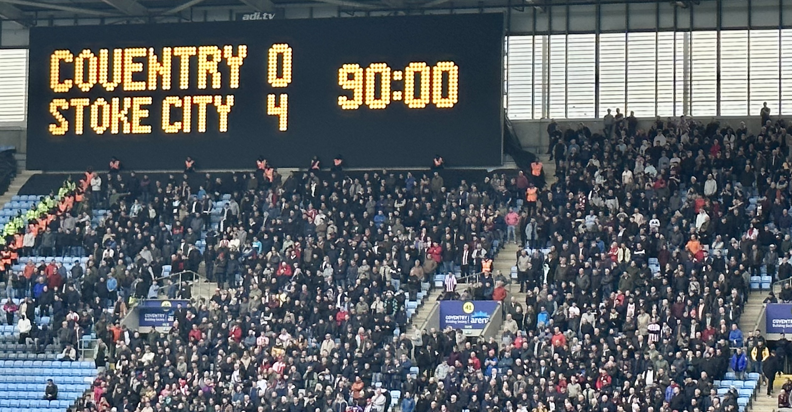 Stoke City destroy Coventry 4-0 - Moorlands Radio