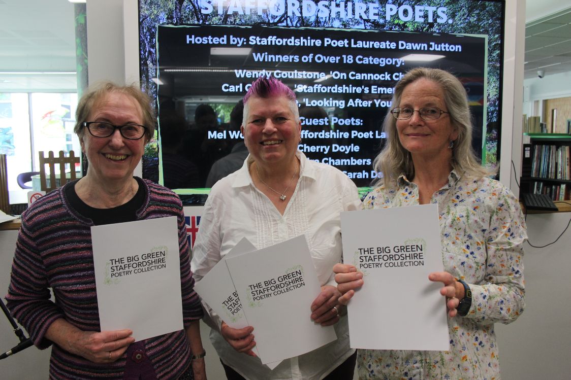 Winners of the Big Green Staffordshire Poetry Competition celebrated ...