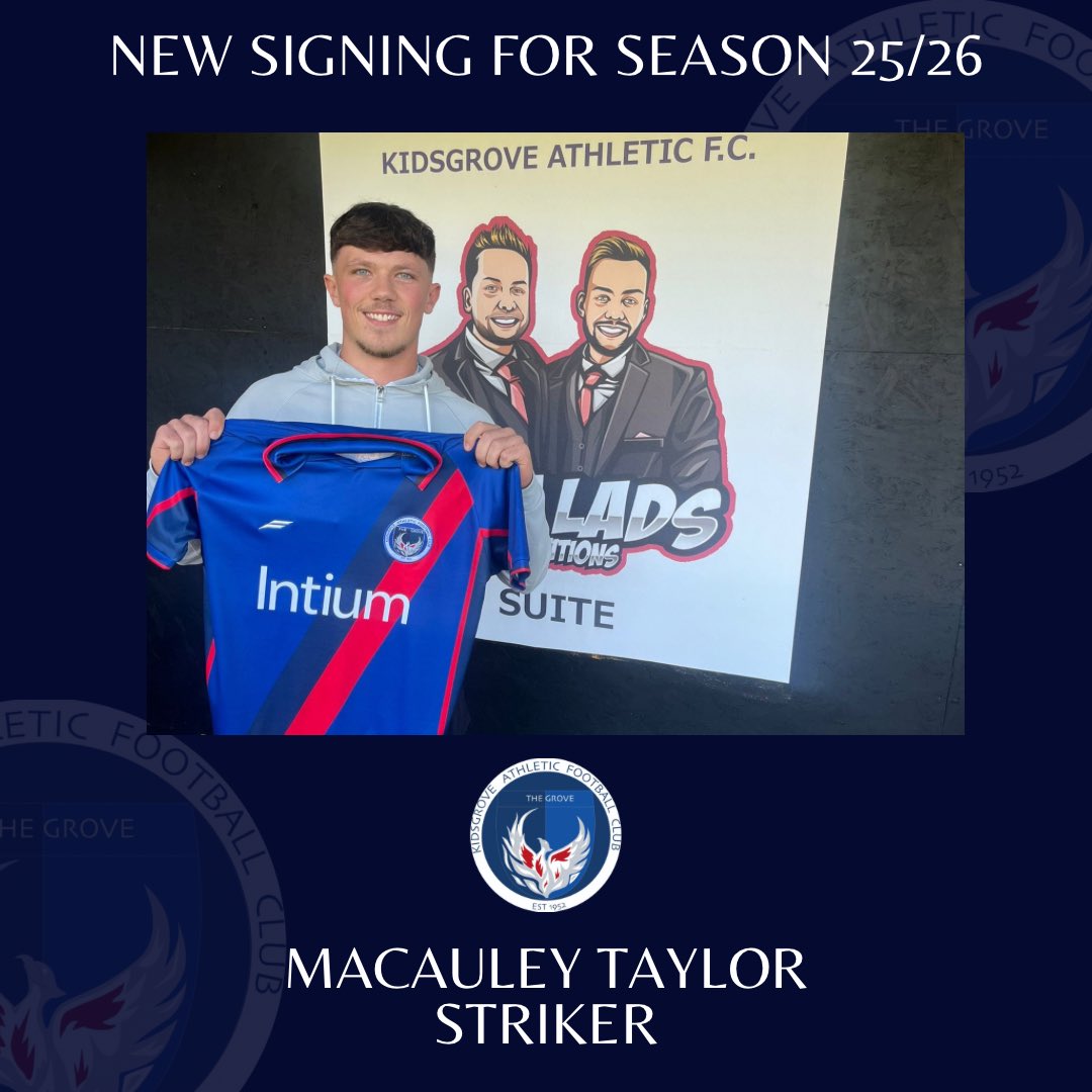 Kidsgrove’s first summer signing Macauley Taylor speaks to Moorlands ...